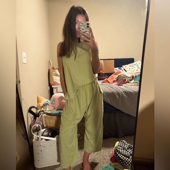 Free People | Pants & Jumpsuits | Nwot Fp Movement Hot Shot Relaxed Set ...